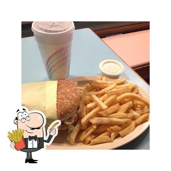 Menu at Golden Ox Burgers restaurant, El Monte, Main St