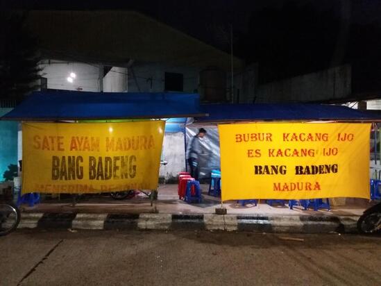 Menu at Bang Badeng Sate & Soto restaurant, Semarang