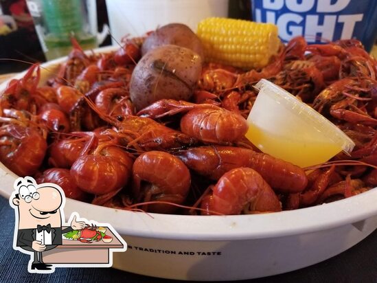 Menu at Crawfish City restaurant, West Monroe
