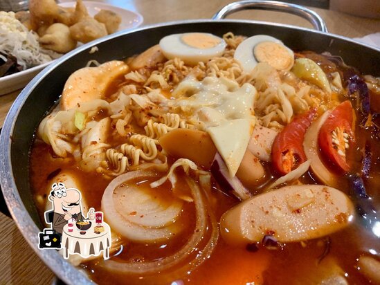 Menu at Salang Tokpokki restaurant, Bang Pla Soi