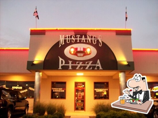 Menu at Mustangs Pizza pizzeria, Hot Springs
