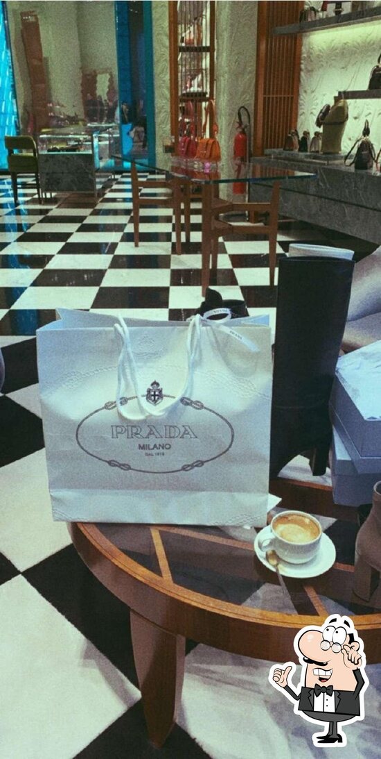Menu at Prada restaurant, Dubai