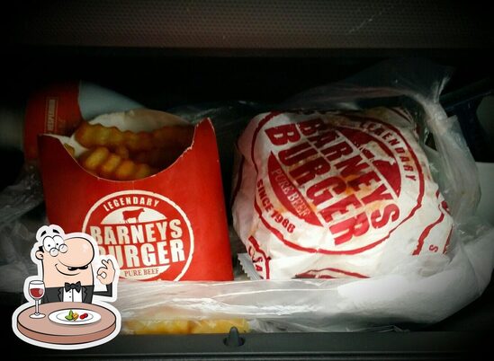 Menu at Barney's Burger, Floridablanca