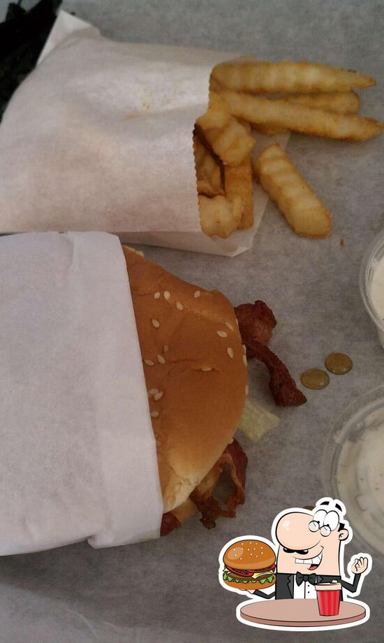 Menu at Valley Burger Drive-In restaurant, Tulare