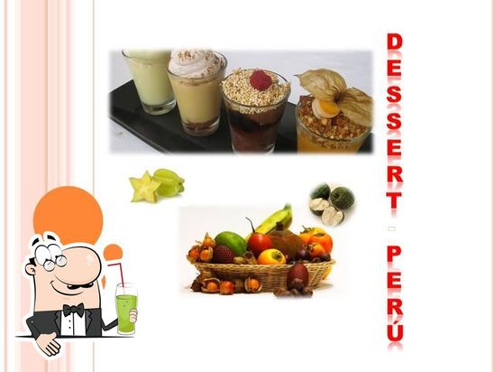 Menu at Dessert-Perú restaurant, Lima