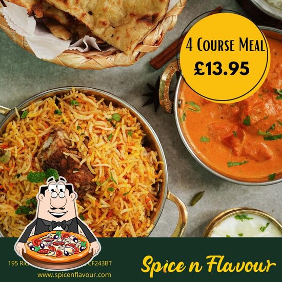 Menu at Spice n Flavour restaurant, Cardiff