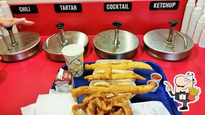 Menu at Harbor House Fish Fry restaurant, USA