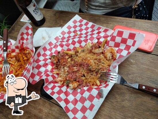 Menu at Viking fries restaurant, Mexico City