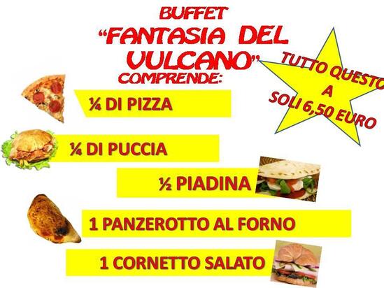 Menu da Il Vulcano pizzeria, Matera
