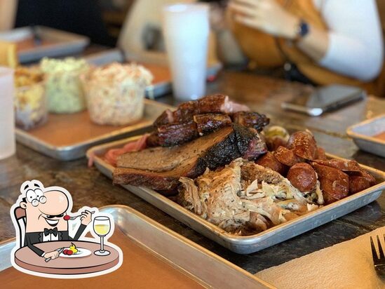 Menu at Truth BBQ, Houston