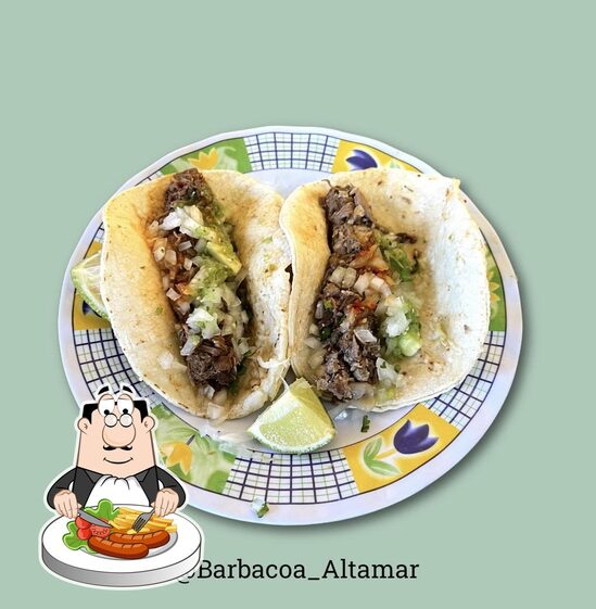 Menu at Barbacoa Altamar, San Miguel de Cozumel