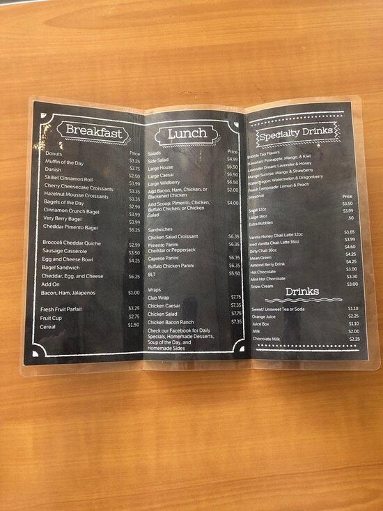 Menu at JJ's Coffee & More cafe, Ardmore