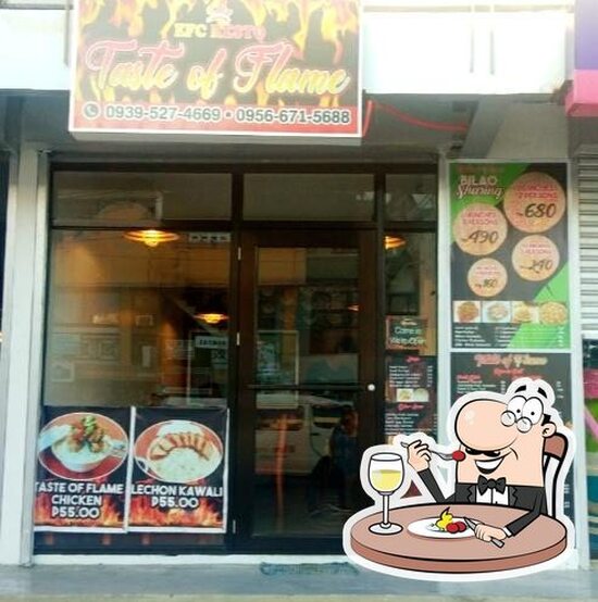 Menu at Taste of flame restaurant, Dasmariñas