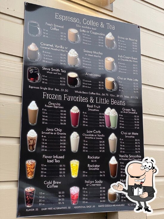 Menu at Mojo Coffee cafe, Lincoln City, NW U.S. 101