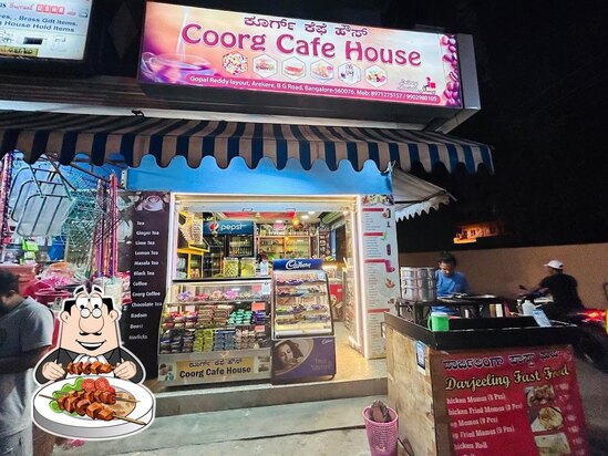 Menu at Coorg cafe house, Bengaluru