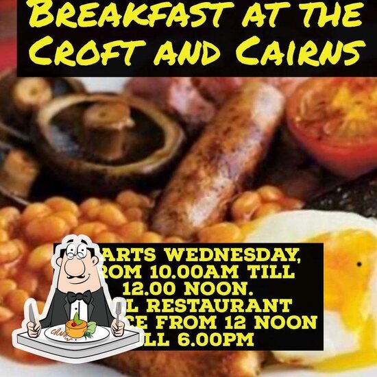 Menu at Croft & Cairns pub & bar, Aberdeen