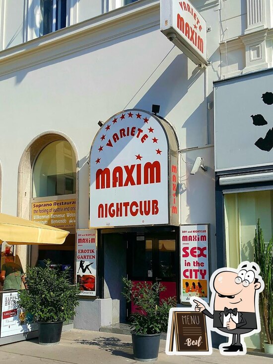 Menu at Maxim Wien pub & bar, Vienna