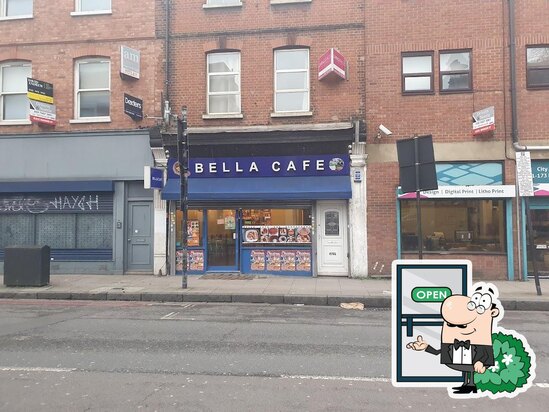 Menu at Bella Cafe, London, 169 Hornsey Rd