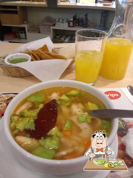 Menu at Vips restaurant, Mexico City, C. P.º de Las Lilas 92