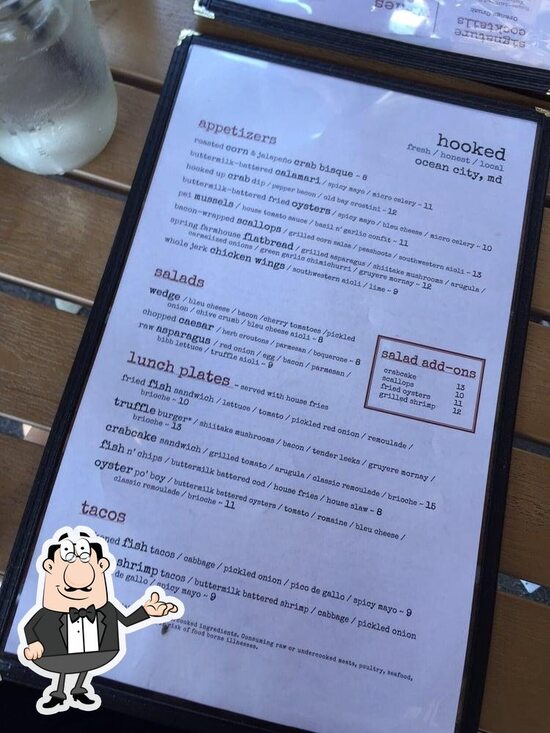Hooked, Ocean City - Restaurant menu, prices and reviews