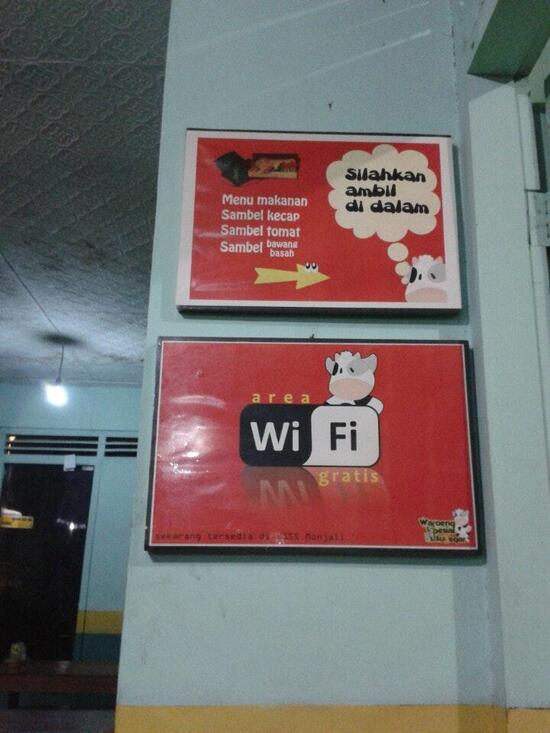 Menu at Spesial Susu Segar restaurant, Yogyakarta