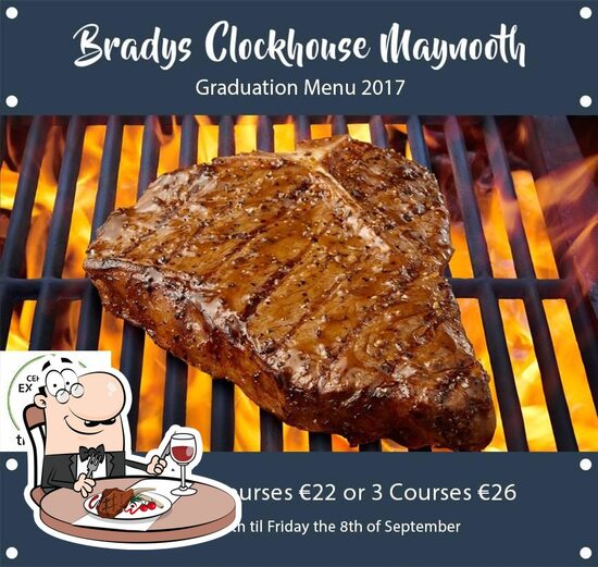 Menu at Brady's Clockhouse pub & bar, Maynooth