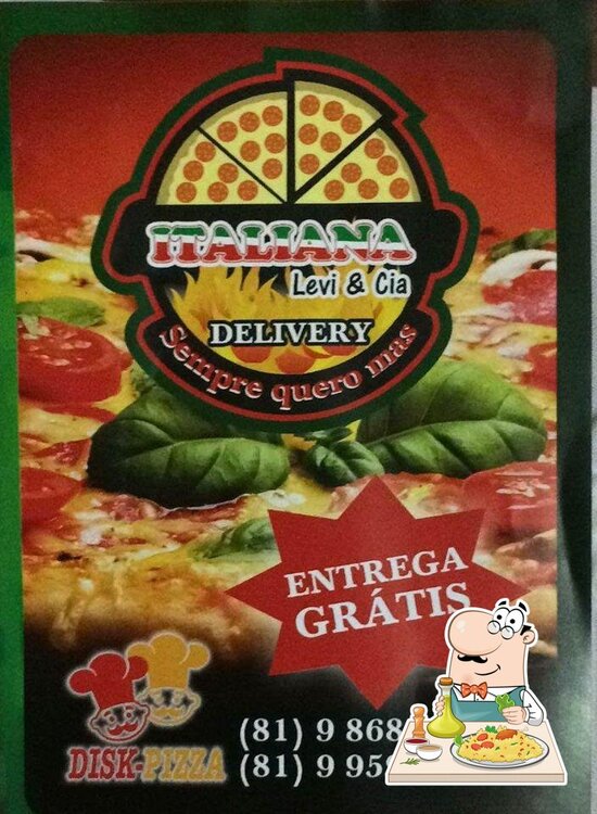 Menu em Pizza Italiana Delivery pizzaria, Ribeirão
