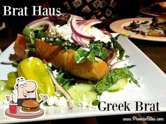 Menu at Brat Haus restaurant, Scottsdale