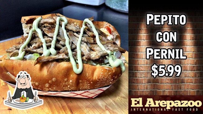 Menu at El Arepazoo fast food, Kissimmee, W Vine St #57