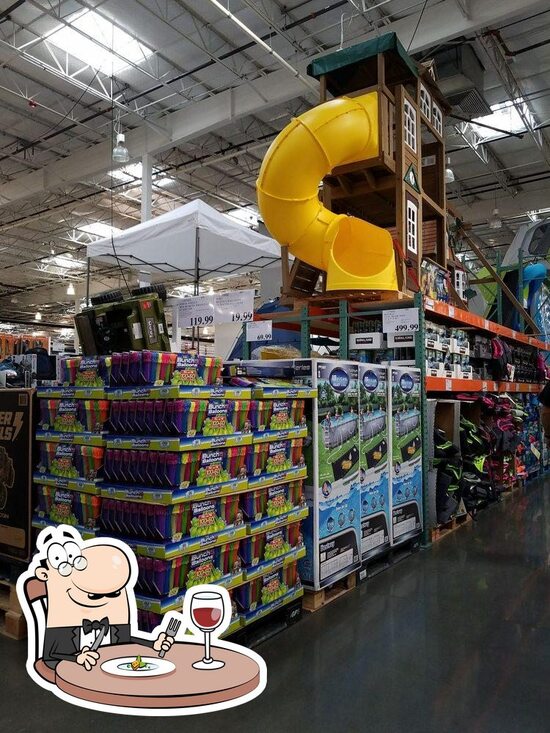 Menu at Costco Wholesale, Sequim