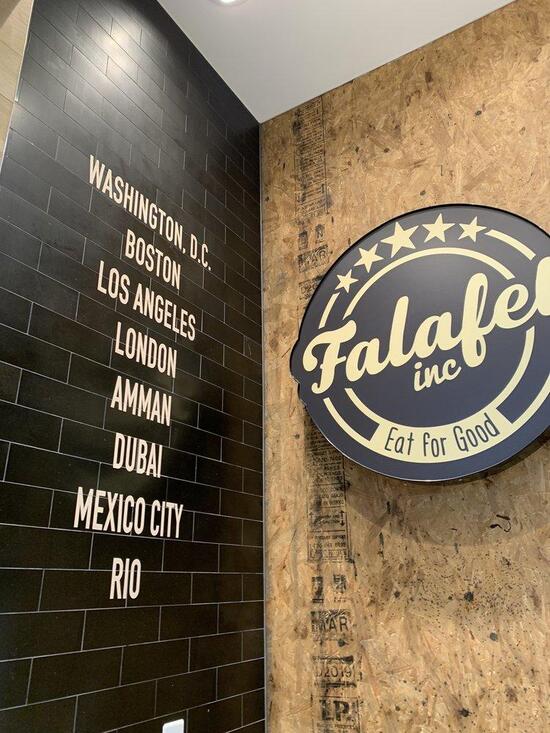 Menu at Falafel Inc restaurant, Tysons