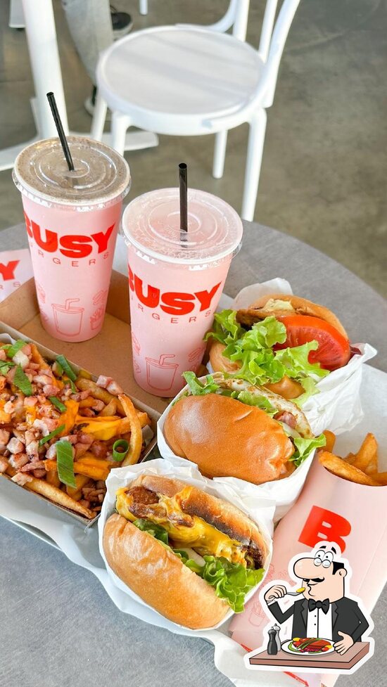 Menu at Busy Burgers Dingley restaurant, Dingley Village