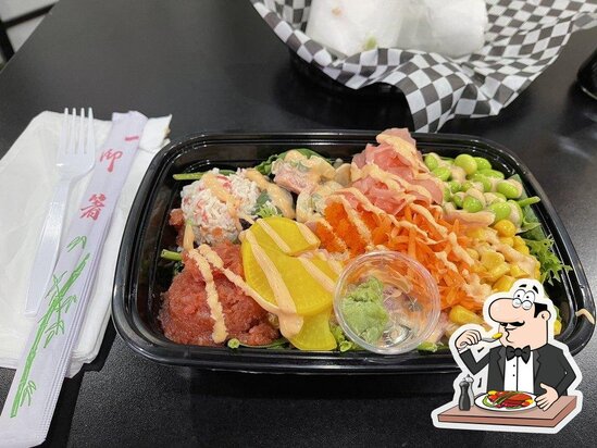 Menu at Poke Heaven restaurant, Las Vegas, S Maryland Pkwy