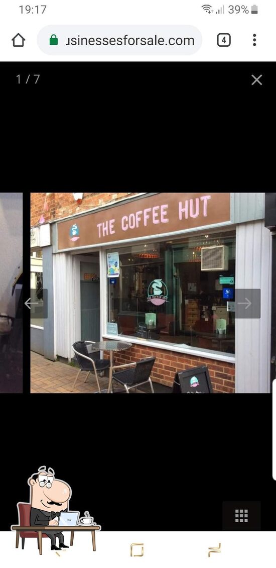 Menu at The Coffee Hut Cafe, Banbury