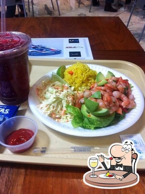 Menu at MR FISH restaurant, Mexico City, Guillermo González Camarena 1205