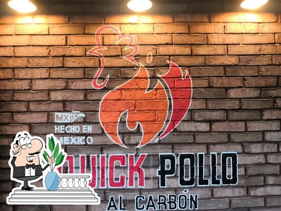 Menu at Quick Pollo Al Carbon restaurant, Puebla City