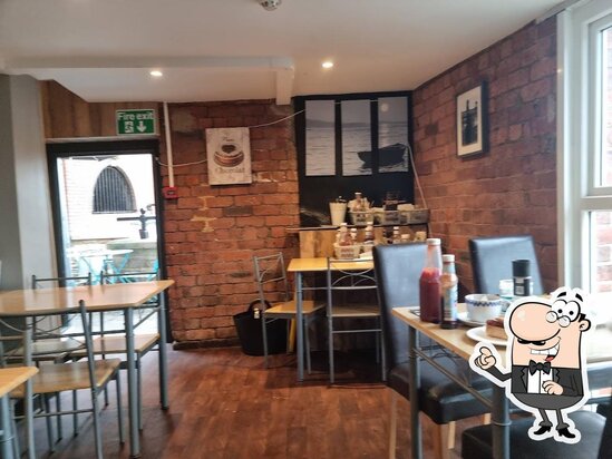 Menu at Riveresque cafe, Leeds