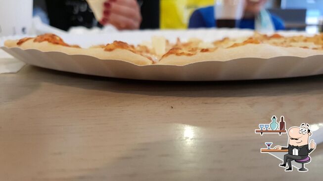 Menu at Craft pizza restaurant, Vilnius