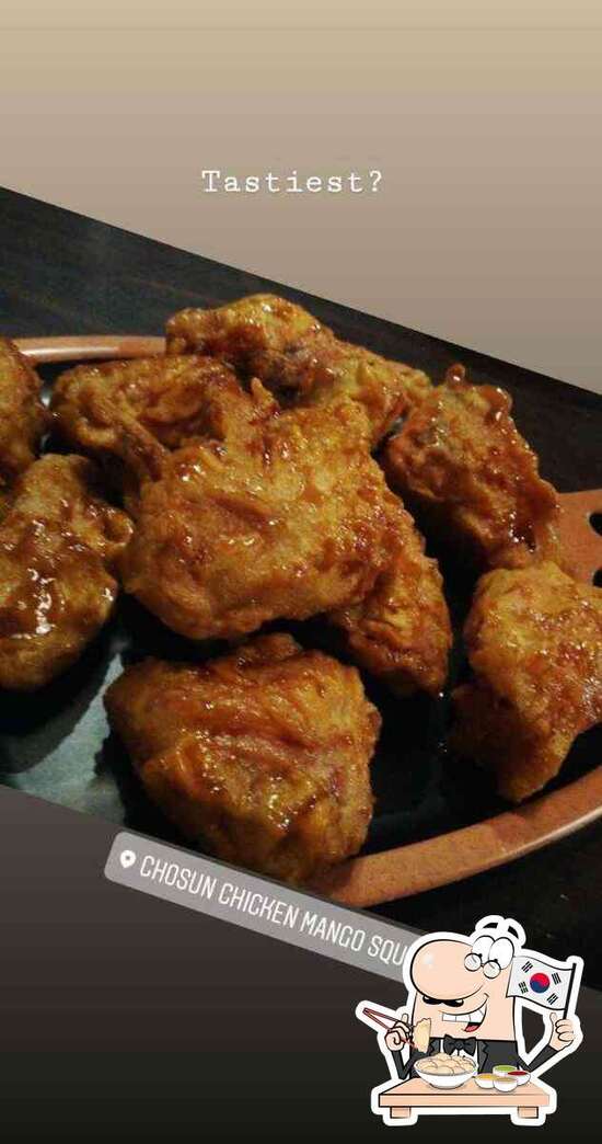 Menu at Chosun Chicken restaurant, Cebu City, 8V6W+8F6