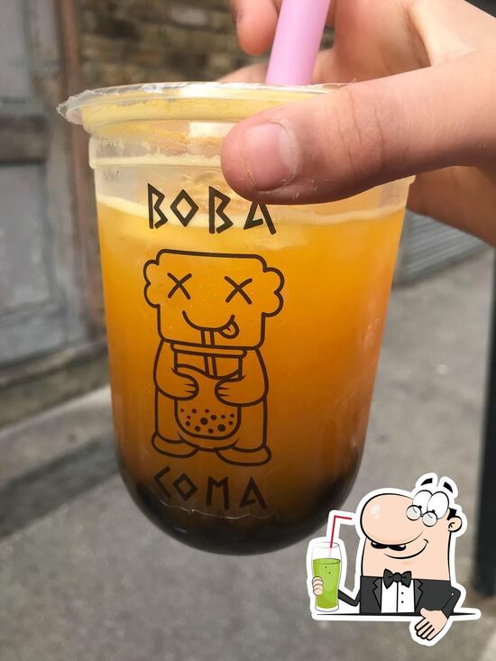 Carta de BOBA COMA Bubble Tea - Leyton, Londres