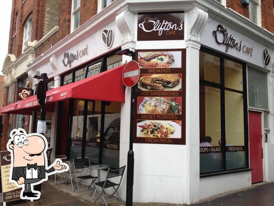 Menu at Clifton's Café cafe, London
