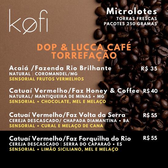 Menu at Kofi - Café e Chocolate, Londrina