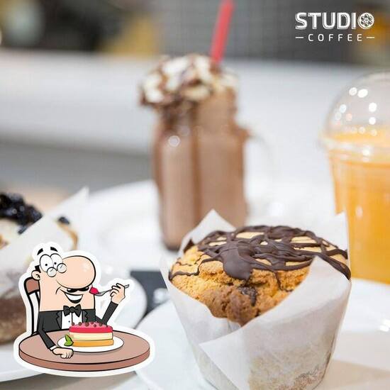 Menu at Studio Coffee restaurant, South Wharf