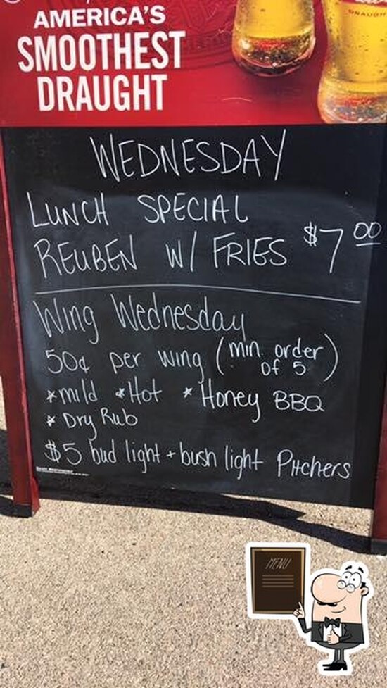 Menu at County Cage pub & bar, Saint Paul
