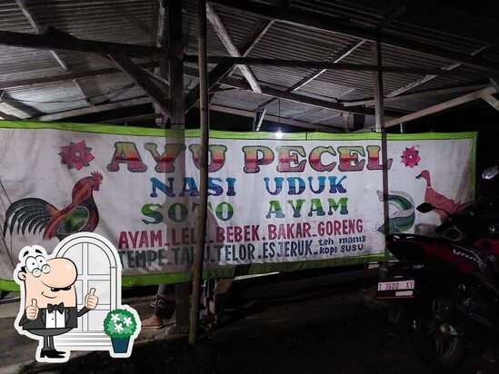 Menu at Ayu Pecel restaurant, Karawang