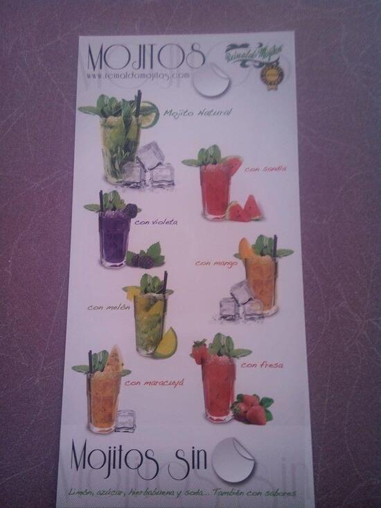 Menu at Ditú cafe, Utiel