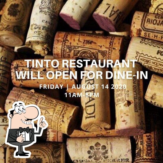 Menu at Tinto restaurant, Dumaguete