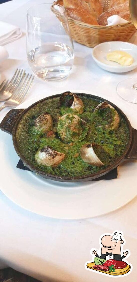 Menu at L'Escargot Restaurant, London