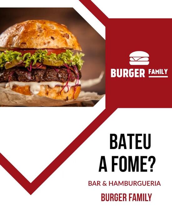 Menu em Burger Family restaurante, Mesquita