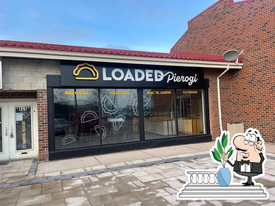 Menu at Loaded Pierogi restaurant, Brantford
